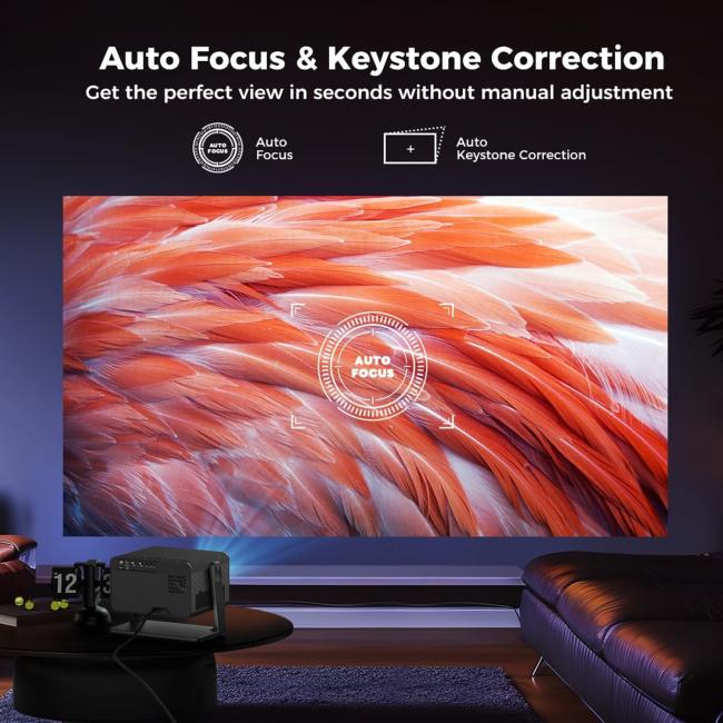 Projector smart features demonstration
