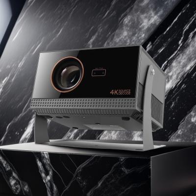 China H1 Dark Gray Google TV Projector FULL HD 4K Dust Free Projector With Dolby Sound for sale