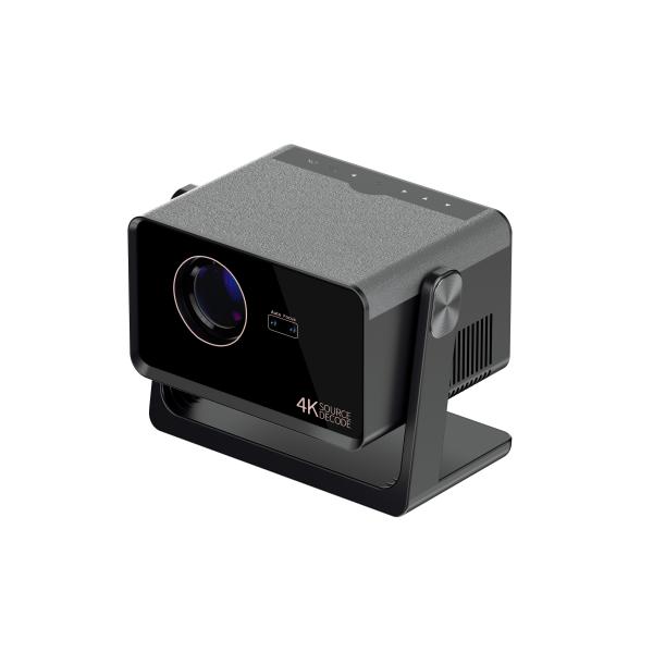 Quality H3 Dark Gray Full HD Android TV Mini Projector Dust Free Official Netflix Mini for sale
