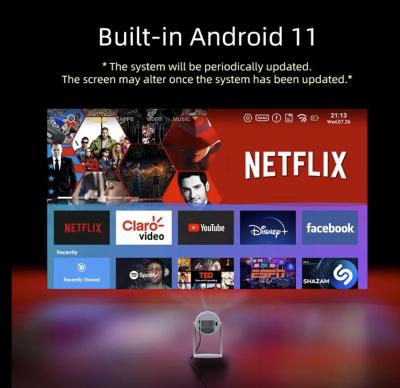 Cina J1 Grigio Scuro Proiettore Freestyle 720P 1080P Smart Mini Proiettore con Android 11.0 in vendita