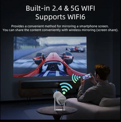 Cina J1 Grigio scuro Freestyle Proiettore portatile Android 11.0 150 ANSI Lumens Projector in vendita