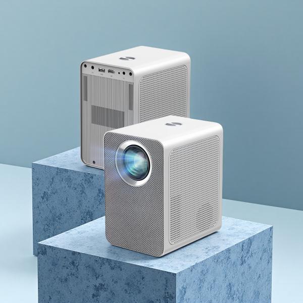 Quality F1 White Netflix Licensed Projector Mini 1080P Auto Focus Projector for sale