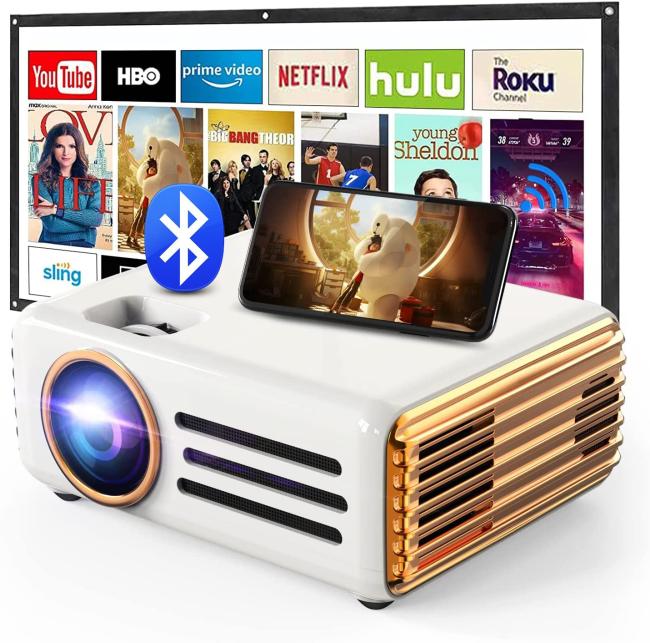 T3 Smart Projector running Android 9.0 interface
