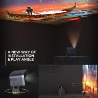 China K1 Green 720P Mini Projector Android 11.0 150 ANSI Lumens Smart Flip Projector for sale