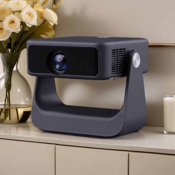 Quality D2 FHD Linux Projector 1080P Ambient Light Rotating Flip Projector for sale