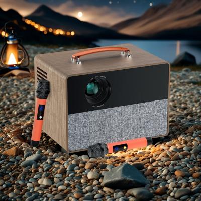 China V1 Karaoke Projector 1080P 100W Android 9.0 Home KTV Projector Karaoke Machine for sale