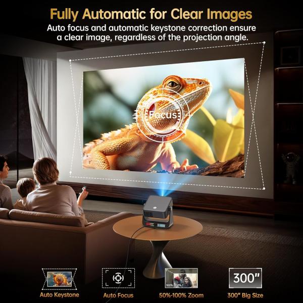 Quality D2 FHD Linux Projector 1080P Ambient Light Rotating Flip Projector for sale