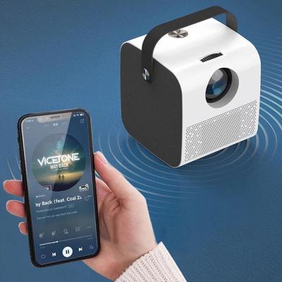 China Q3 Mini Popular HD Portable Android Smart Projector 720P Classic Handle Easy Carry for sale
