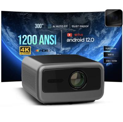 China M6 High Brightness 1200 ANSI Lumens 1080P Native Full HD Projector for sale