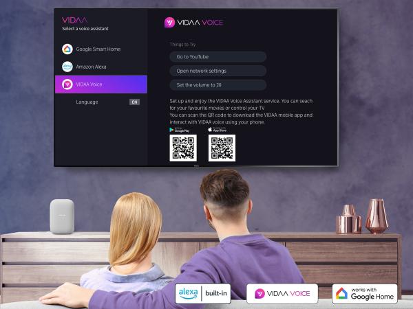 Quality D2 VIDAA Smart Ambient Projector | 1080P Home Cinema with Mood Lighting for sale