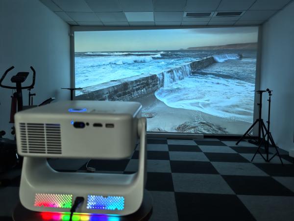 Quality D2 VIDAA Smart Ambient Projector | 1080P Home Cinema with Mood Lighting for sale