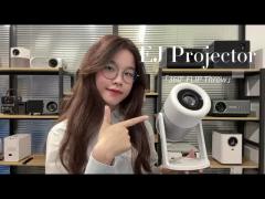 J1 Mini Flip Android 11.0 Projector , Smart Home Projector HY300 HY320 Smart Projector