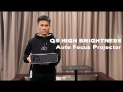 Q10 Mini Projector 1080P Native Resolutie 800 ANSI Lumen Onderwijs Outdoor Android Projector