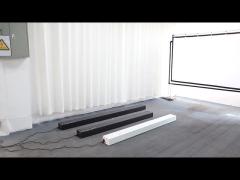 Ultra Stille Elektrische Vloerprojectiescherm, CBSP Materiaal Gespannen Projectiescherm