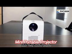 q3 mini portable android smart projector 720p classic handle easy carry