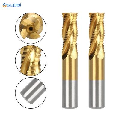 China M42 Cnc Milling Cutter Tools 3 Flute HSS End Mill Low Speed Metal Tool Milling Cutter for sale