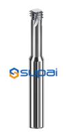 China Solid Carbide Thread End Mill  65hrc Customize ISO Metric Three-Teeth CNC For Threading for sale