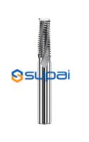 China Solid Carbide Thread End Mill  65hrc Customize ISO Metric Three-Teeth CNC For Threading for sale
