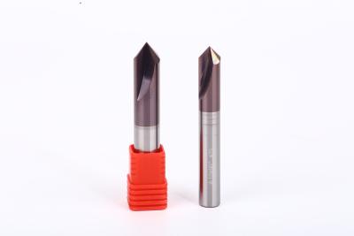 Cina TiAlN Coating Chamfer utensile di lavorazione di telaio diametro 3-6mm per applicazioni industriali in vendita