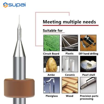 China Polished PCB Drill Bits With Tungsten Carbide Tips For High Precision Drilling for sale