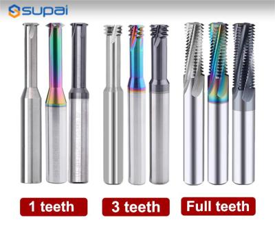 중국 사용자 정의 전체 길이 스레드 끝 밀링 작업 조각 탄소 강철 합금 강철 판매용