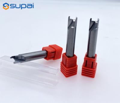 中国 カービッド オーダーメイド コーティング エンド ミル ルーター ビット 変形 フルート と シャープ 1〜8 フルート 38〜200mm 長さ 販売のため