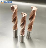 China Precision Drill Bits Polished Surface Flute Type For CNC Machining for sale