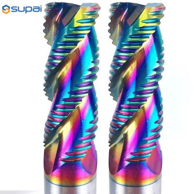 China 75mm 4 Flute Performance 30 Degree 45 Degree TiAlN Coated Square End Mill 12mm Shank for sale