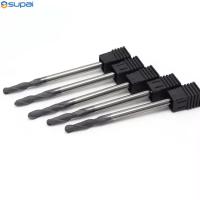 China Customized Carbide Shank Diameter End Mills With Variable Helix Angles for sale