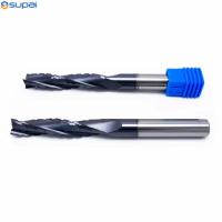 China Solid Carbide 2/4 CNC Flute End Mill For Precision Cutting Edge for sale