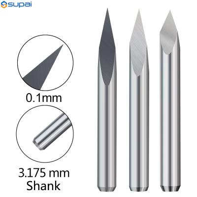 China Solid Carbide V Cutter Engraving Tools Hardness Workpieces Machining  with 2/4 Flutes for sale