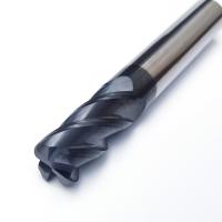 China Solid Carbide Corner Radius End Mills , Corner Rounding End Mill for sale