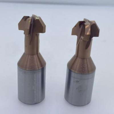 China End Mills Shank Diameter Custom Made For Machining Hardness Workpieces Cutting Edge Angle 35/38/45/55 for sale