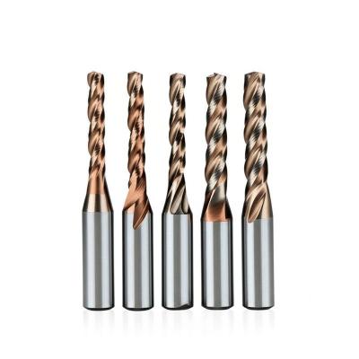 China 1/2/3/4/5/6/8/10/12/16 Flute Type Tungsten Carbide Drill Bits with Co 10%-12% and Customized Model Cutting Edge Angle for sale