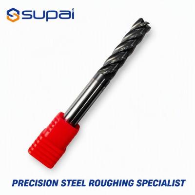 China SUPAL Steel-Roughing Experts Conquer Carbide End Mill with chipbreaker for Hardened Steel And Alloy Machining Custom Chip-Breaker Series Engineered For Maximum Material Removal for sale