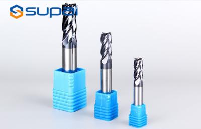 China 0.2-20mm Carbide Square End Mill Voor Metalen Hout Tin AlTin NANO Coating Te koop