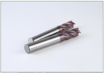 Cina Carburo di tungsteno sufficiente per il mulino di fine 8 mm / HRC 45 rivestito Tialn 4 Flute Corner Radius Strumenti di taglio in alluminio in vendita