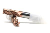 China High Speed Cutting Bits 3 / 4 Flutes Solid Carbide Rough Cut End Mill Tools for sale
