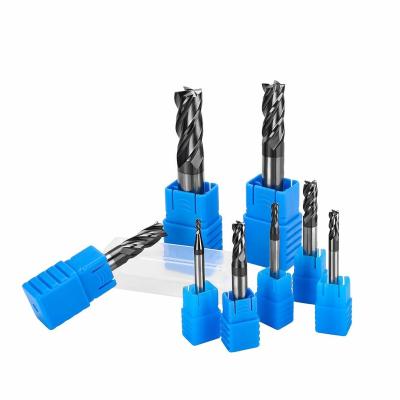 Cina Tagliatore metrico di fresatura CNC Tungsteno 4 flauti Carbide Bits rotativi Strumento in vendita