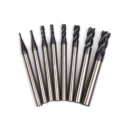 China Wolfraam staal vierkant snijdoorscheiding 4 fluite 1 - 25 mm Diameter slijtage bestand Te koop