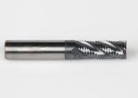 China Solid Carbide Rough Cut End Mill CNC Working 35 Degree Helix Angle For Cast Iron for sale