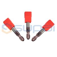 China Long Tungsten Solid Carbide Tapered End Mills CNC Process for sale