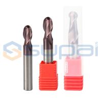 China Long Tungsten Solid Carbide Tapered End Mills CNC Process for sale