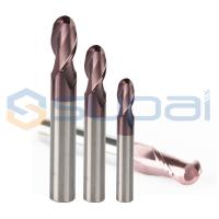 China Long Tungsten Solid Carbide Tapered End Mills CNC Process for sale