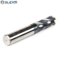 China Grinding Machine Roughing End Mill Corrugated Edge 35 Degree Helix Angle for sale