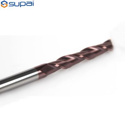 Cina Flat Carbide Square End Mill ±0.01 Tolleranza 35° angolo di elica per taglio ad alta precisione in vendita