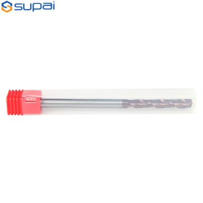 Cina Flat Carbide Square End Mill ±0.01 Tolleranza 35° angolo di elica per taglio ad alta precisione in vendita