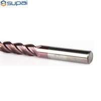 China Long Neck Solid Carbide End Mill CNC Tooling System HRC55 4 Flute Excellent Performance for sale