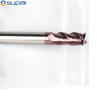China Long Neck Solid Carbide End Mill CNC Tooling System HRC55 4 Flute Excellent Performance for sale