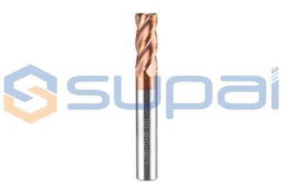 China Tungsten steel Round Nose Cutter CNC Tool Alloy Coating Cutter 4 Blade End Mill Copper Cast Iron Processing Router Bit for sale